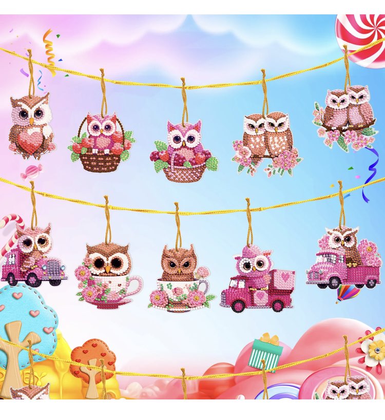 Diamond Painting uglur – Bútabær